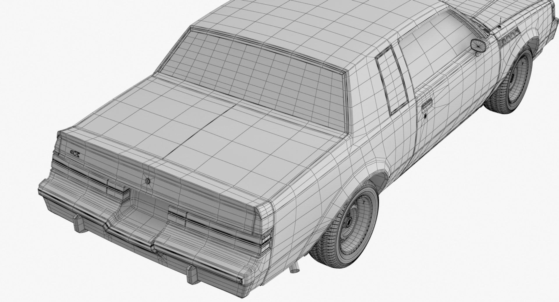 3D Buick Regal Gnx 1987 - TurboSquid 1358043