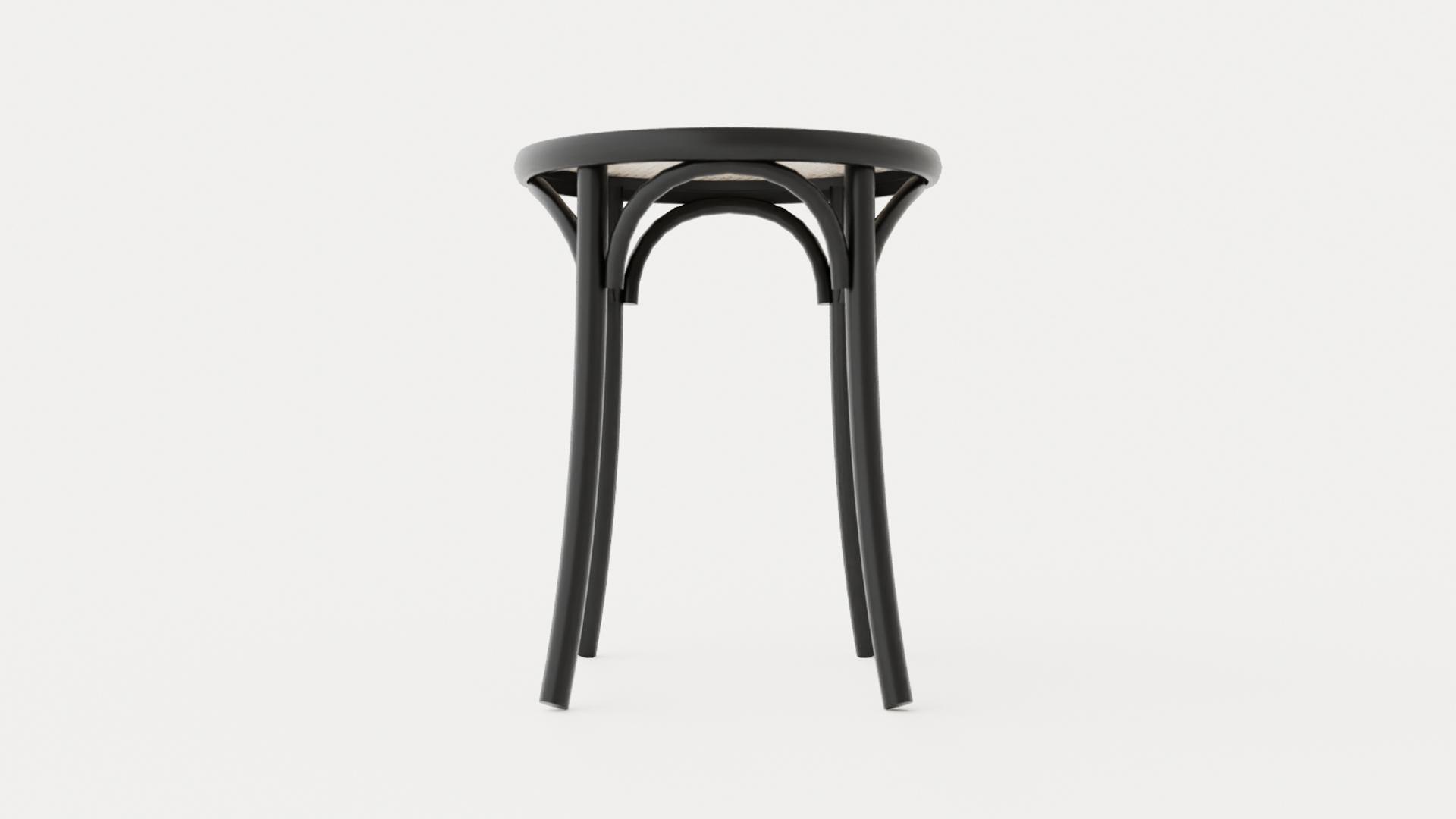 3D No 60 Stool Rattan Black Model - TurboSquid 2250111