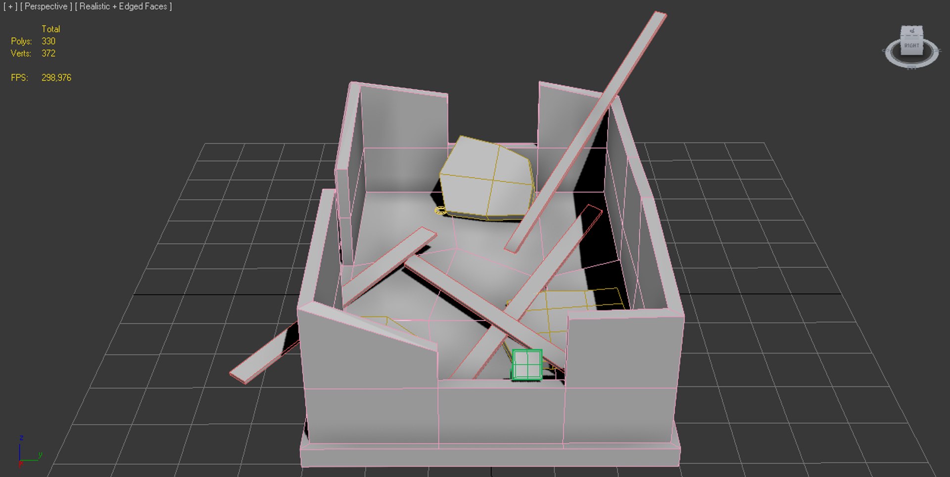 3d Broken House