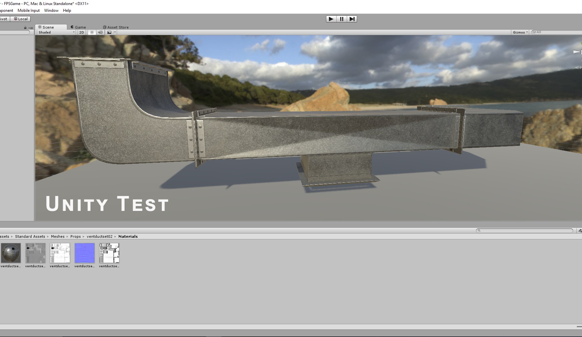 3ds max modular set vent duct