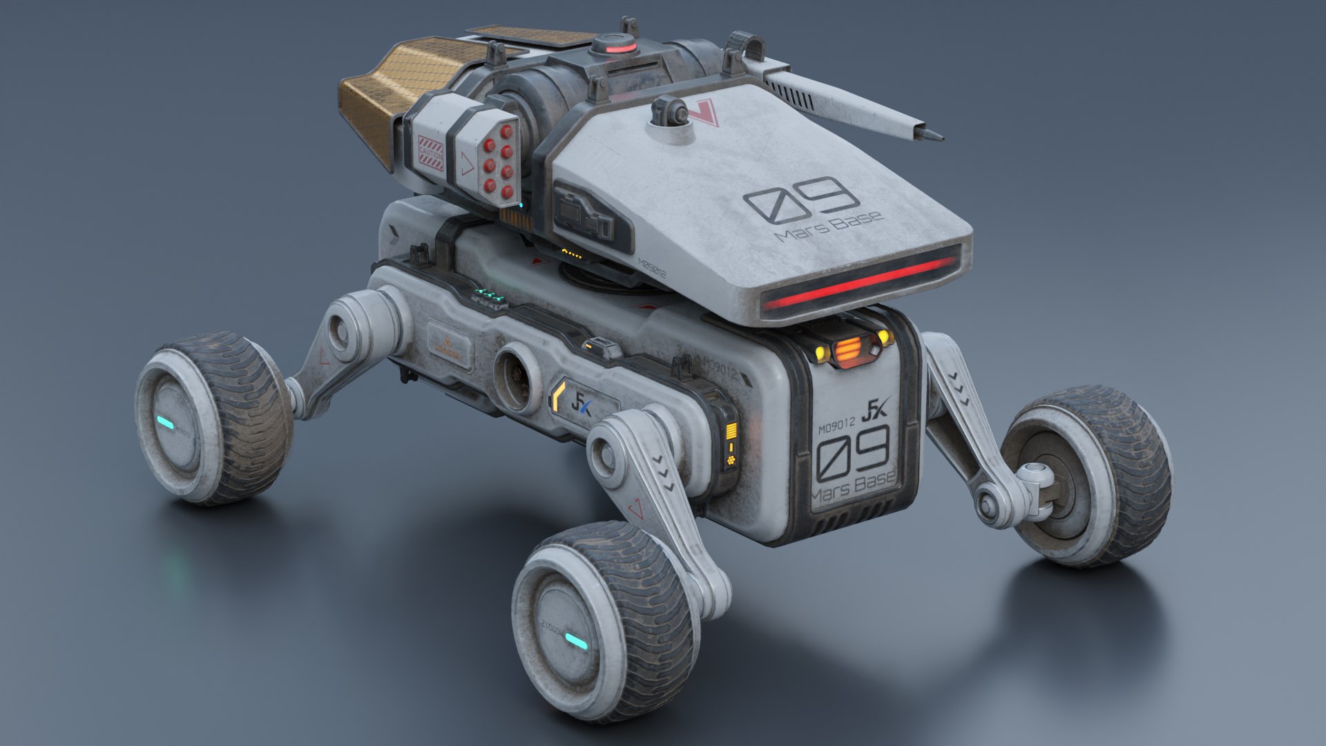 Pbr-Mars Rovers Series - Unmanned Exploration Vehicles 3D Model ...