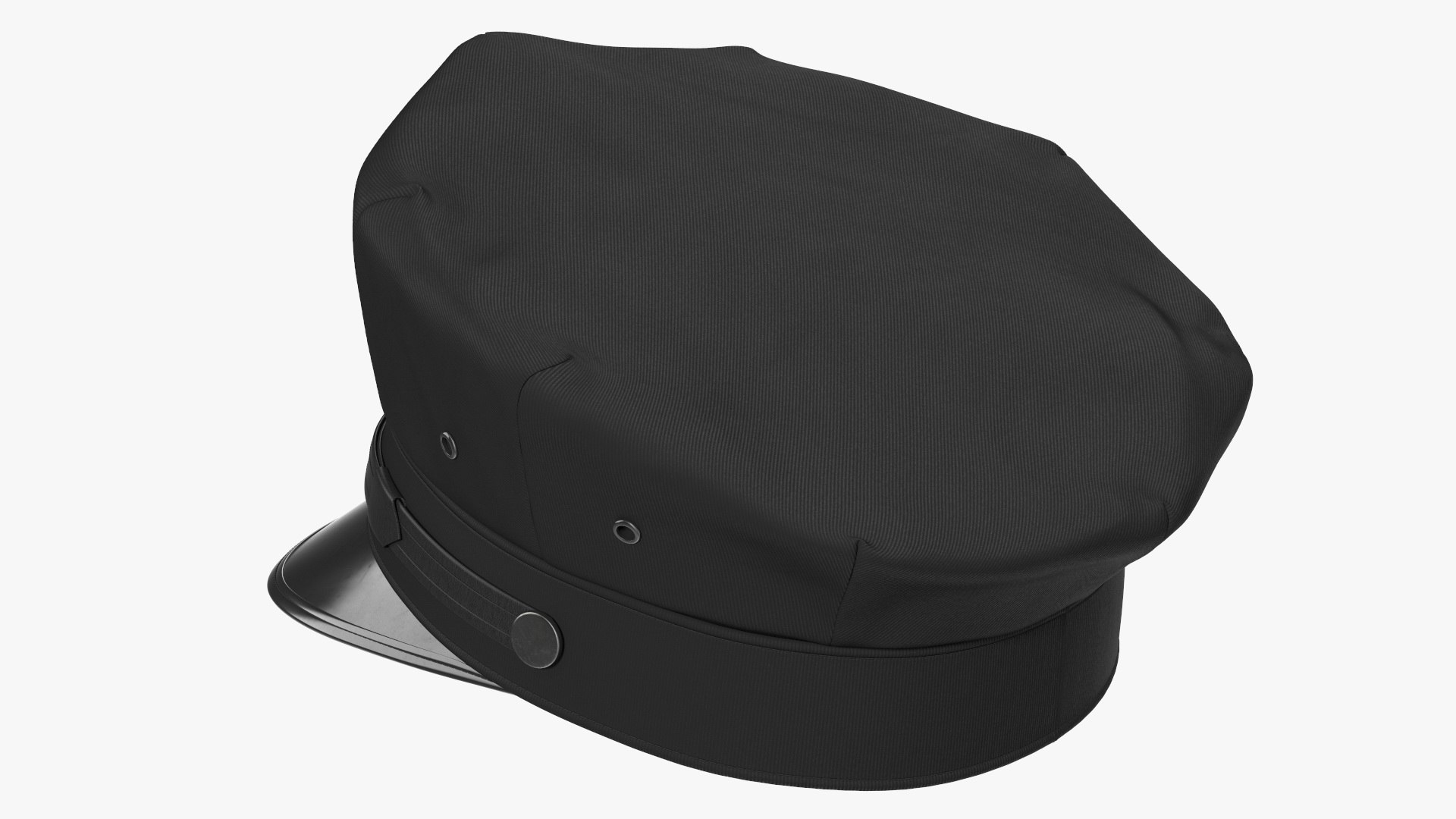 3D New York Police Officer Cap With Badge - TurboSquid 2250035