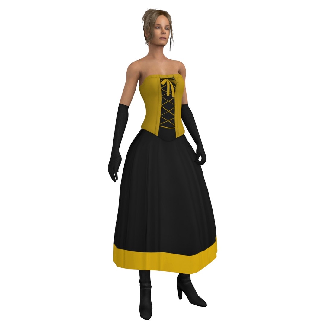 Max Rigged Saloon Dancer