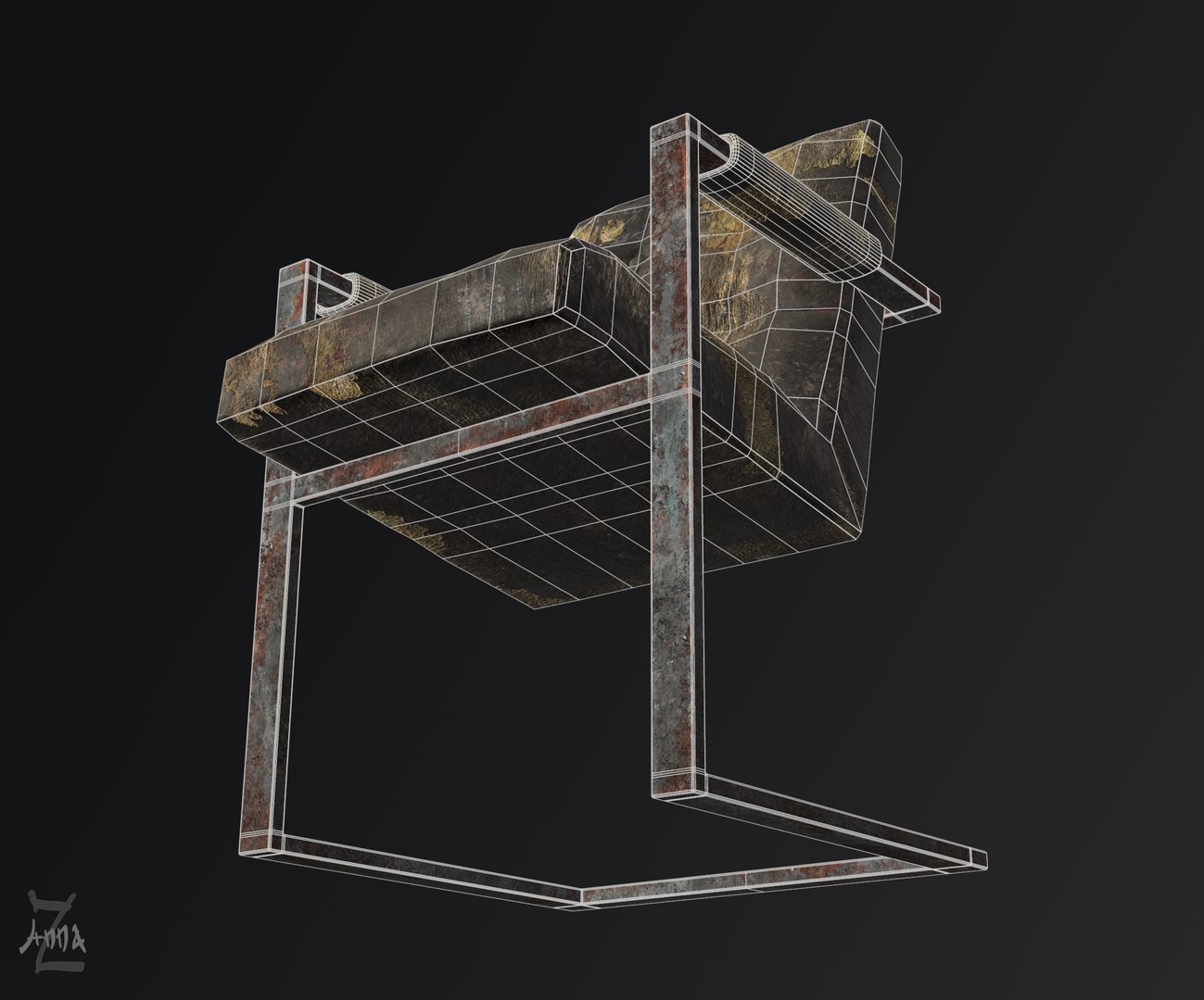 3D apocalyptic chair modern - TurboSquid 1440094
