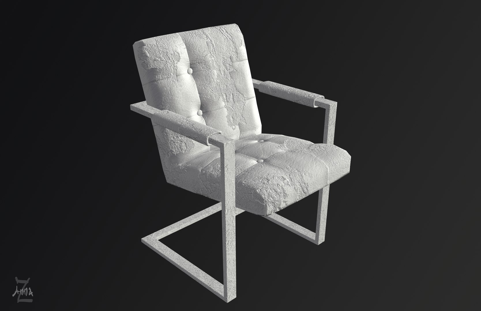 3D apocalyptic chair modern - TurboSquid 1440094