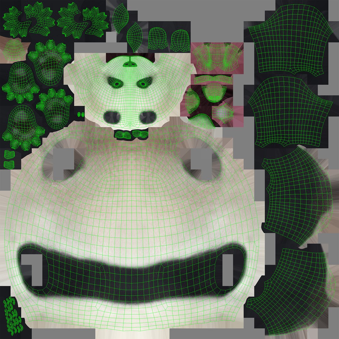 3D Panda Model - TurboSquid 2055473