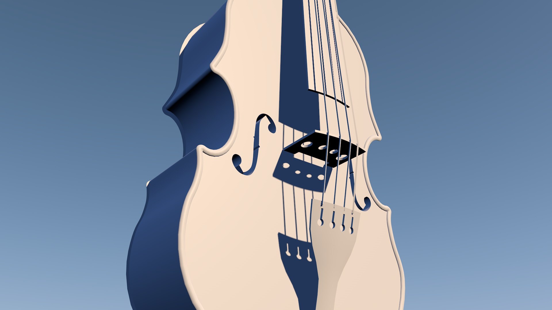 3D Model Double Bass - TurboSquid 1798598