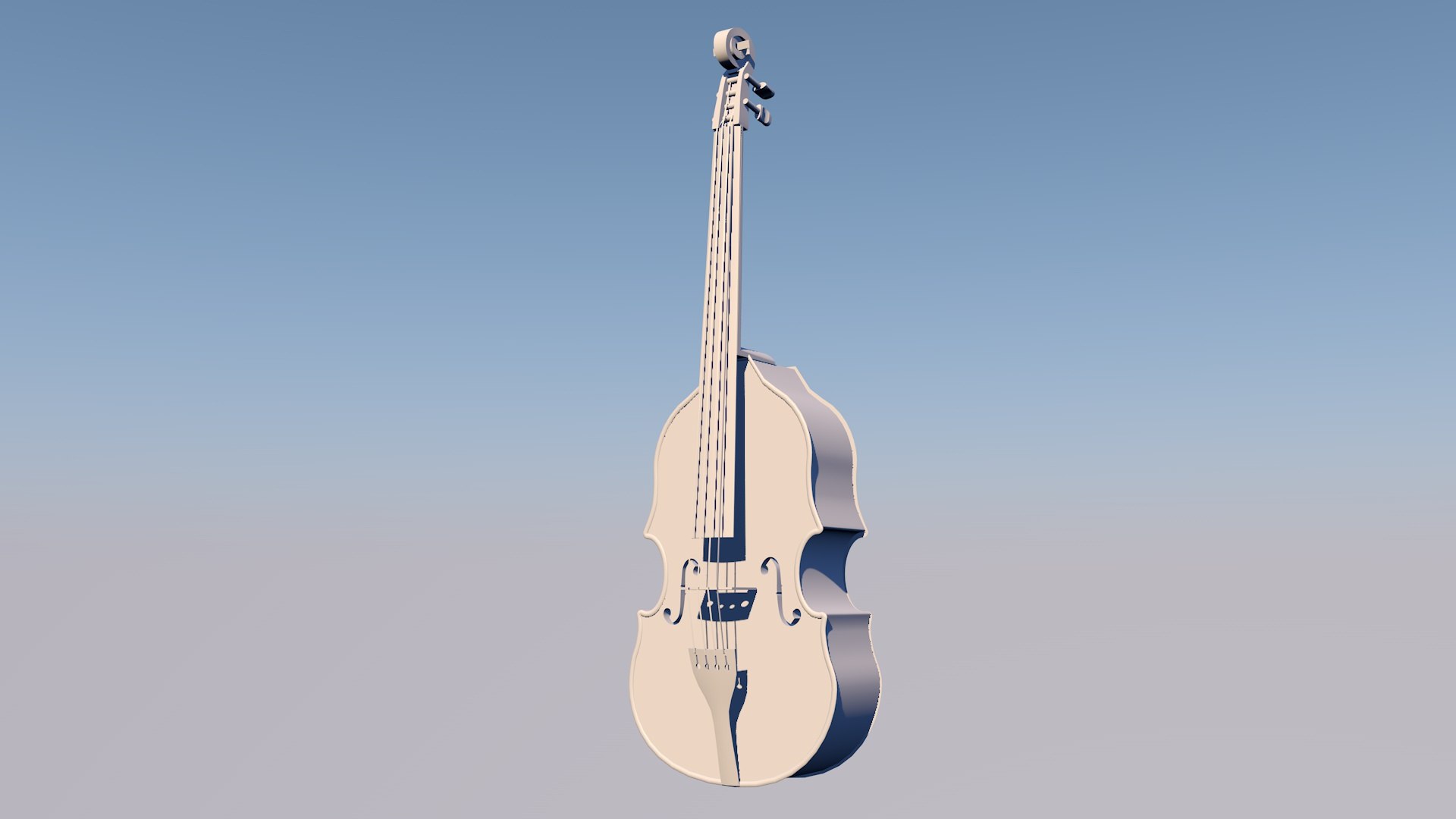3D Model Double Bass - TurboSquid 1798598