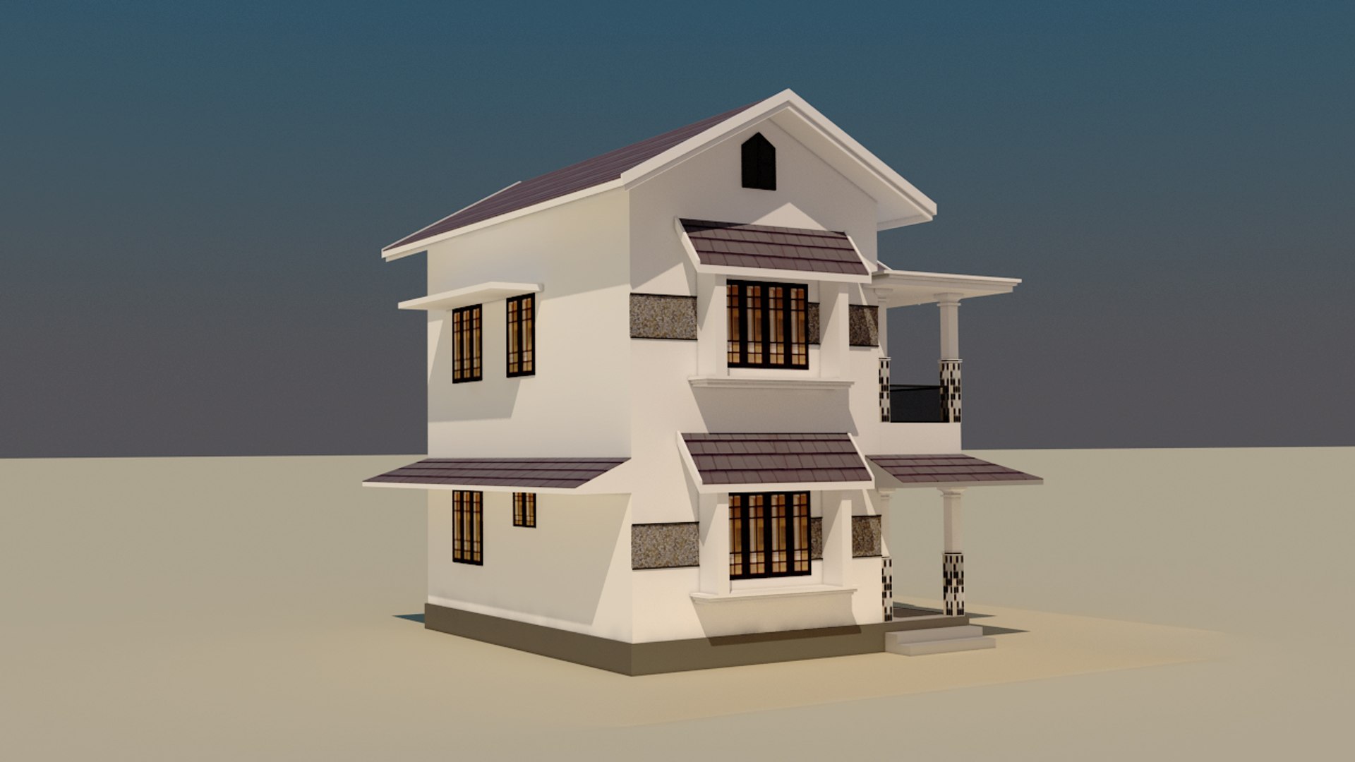 Free Max Model Hous Exterior