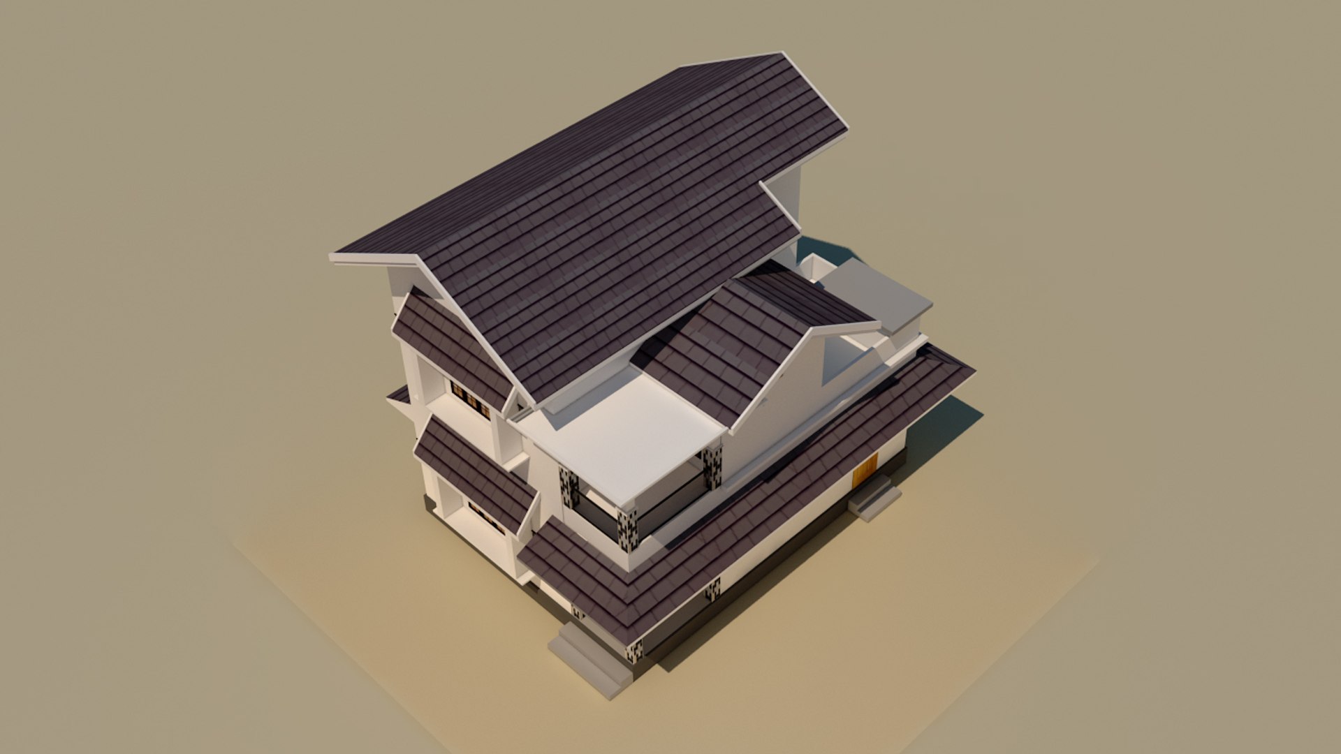 Free Max Model Hous Exterior