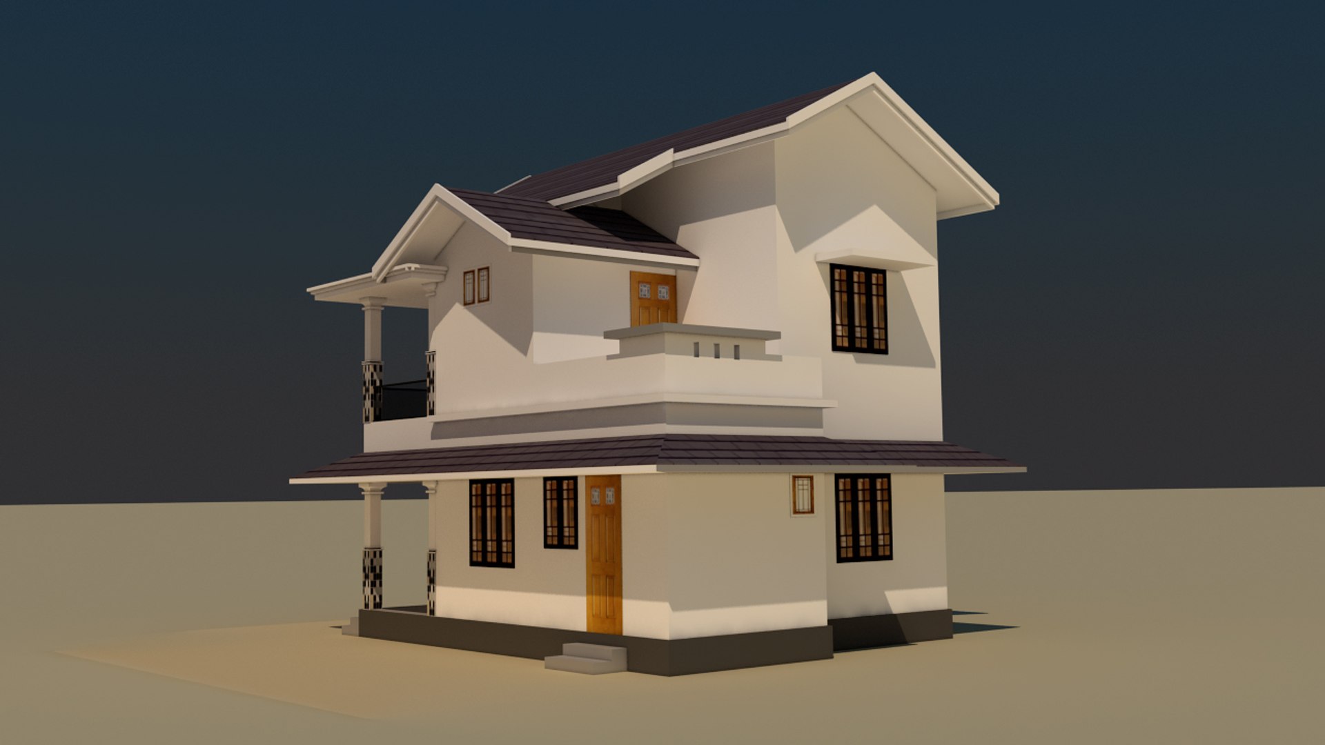 Free Max Model Hous Exterior