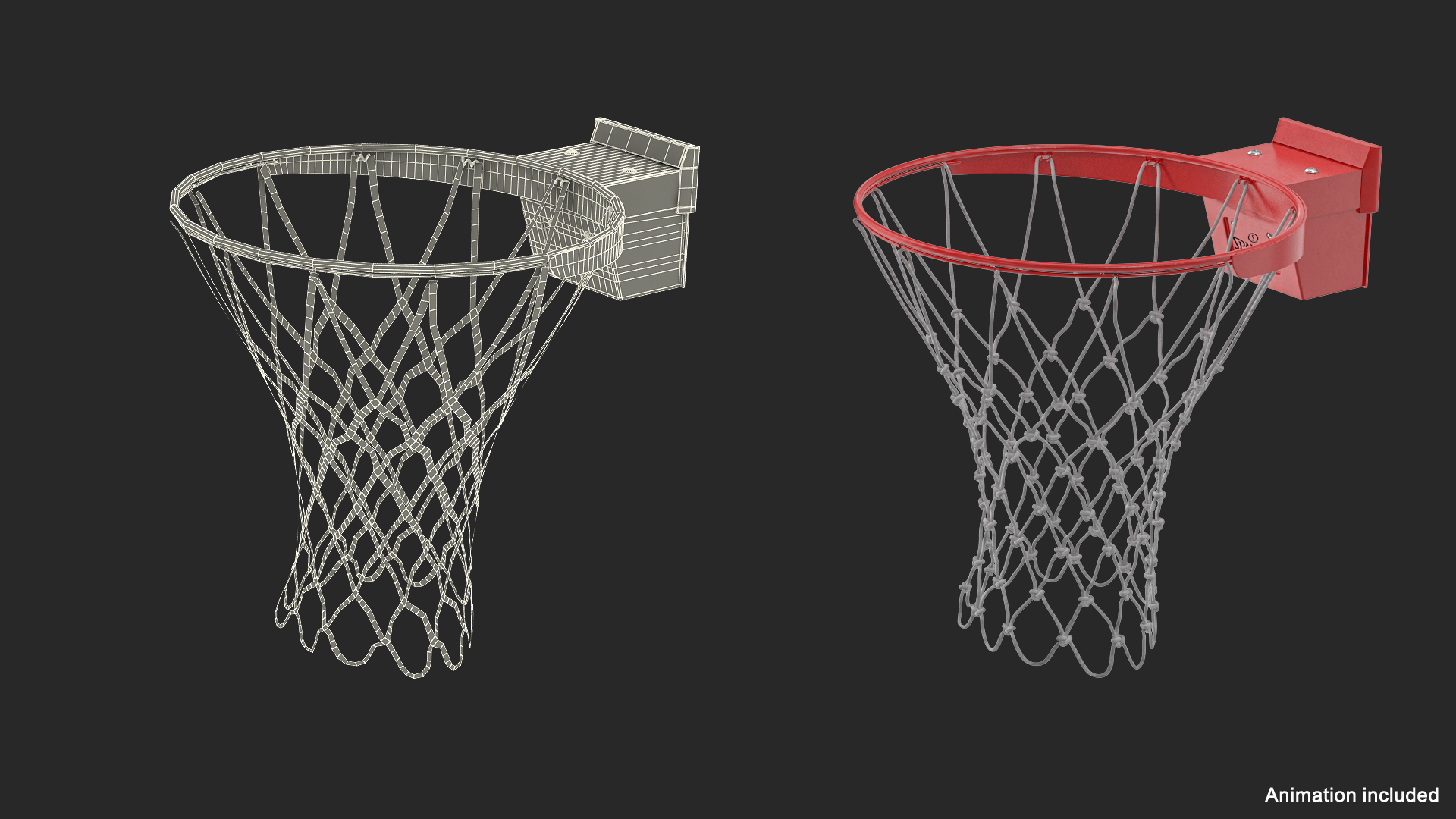 Spalding Basketball Falls Net 3D Model - TurboSquid 1486271