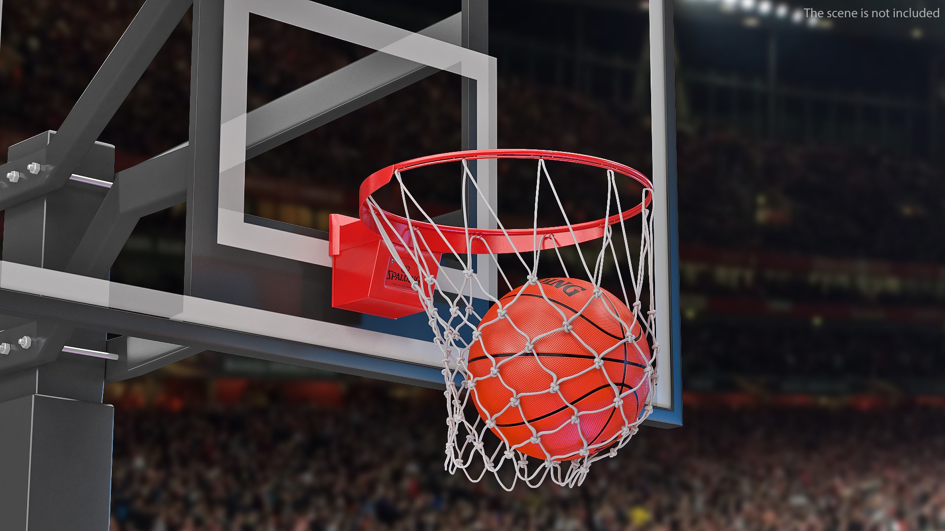 Spalding basketball falls net 3D model - TurboSquid 1486271