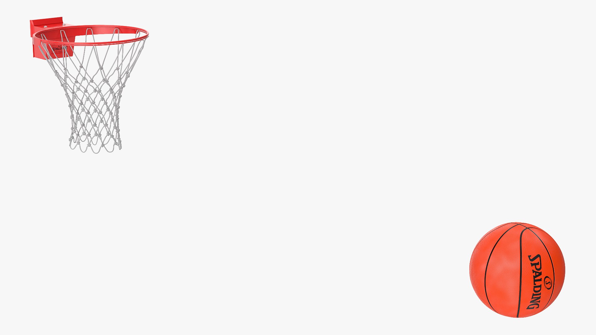 Spalding Basketball Falls Net 3D Model - TurboSquid 1486271