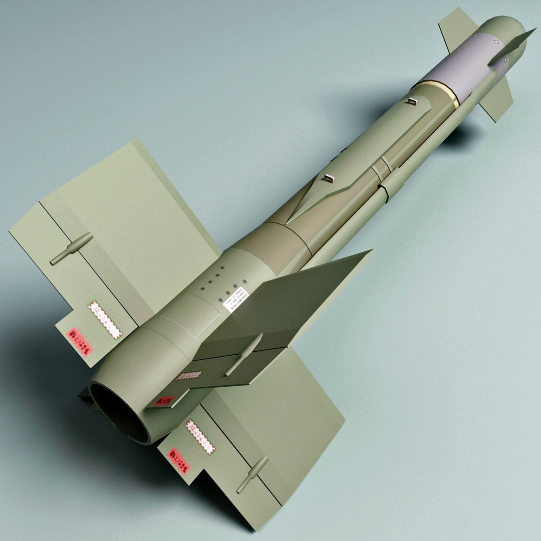 3d Model Aircraft Bomb Gbu-15 Blu-109