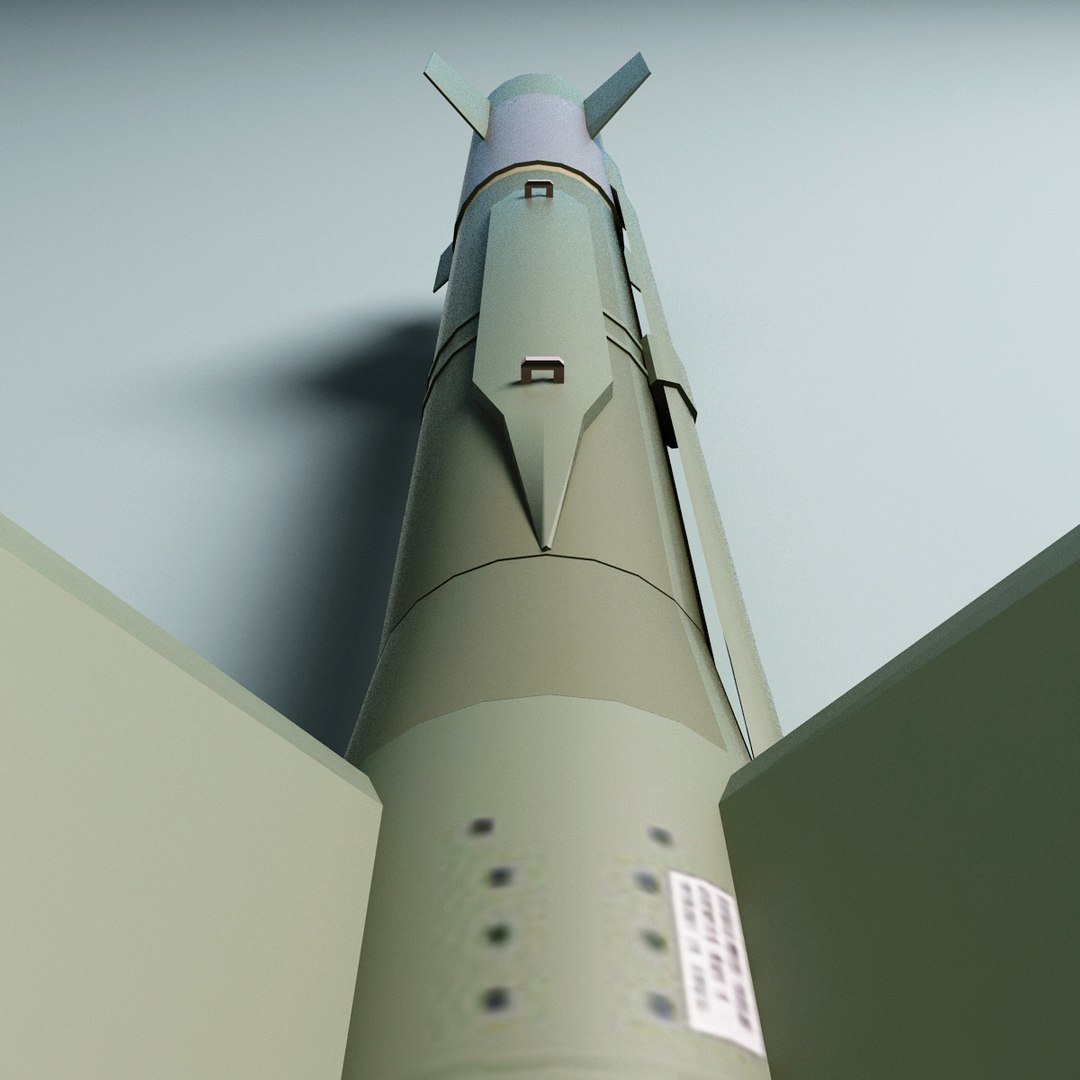 3d Model Aircraft Bomb Gbu-15 Blu-109