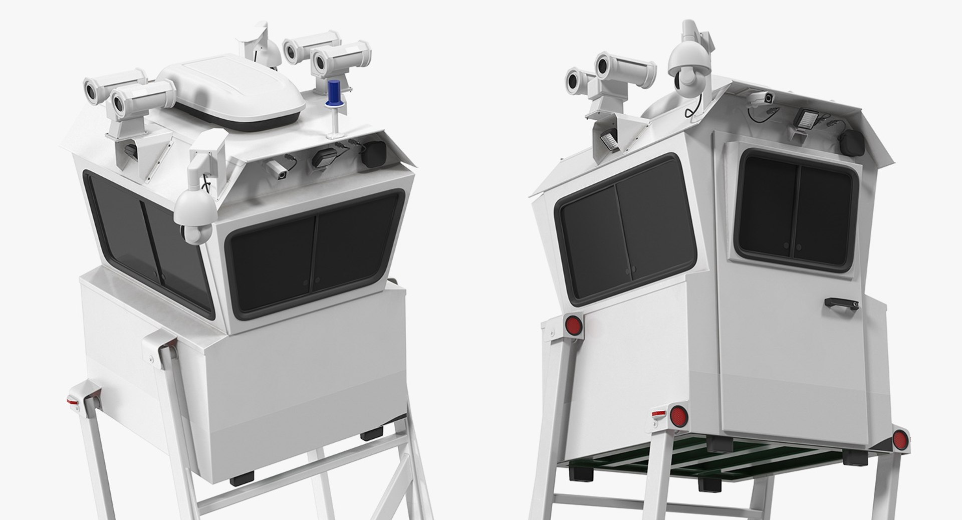 Mobile surveillance tower 3D - TurboSquid 1422325