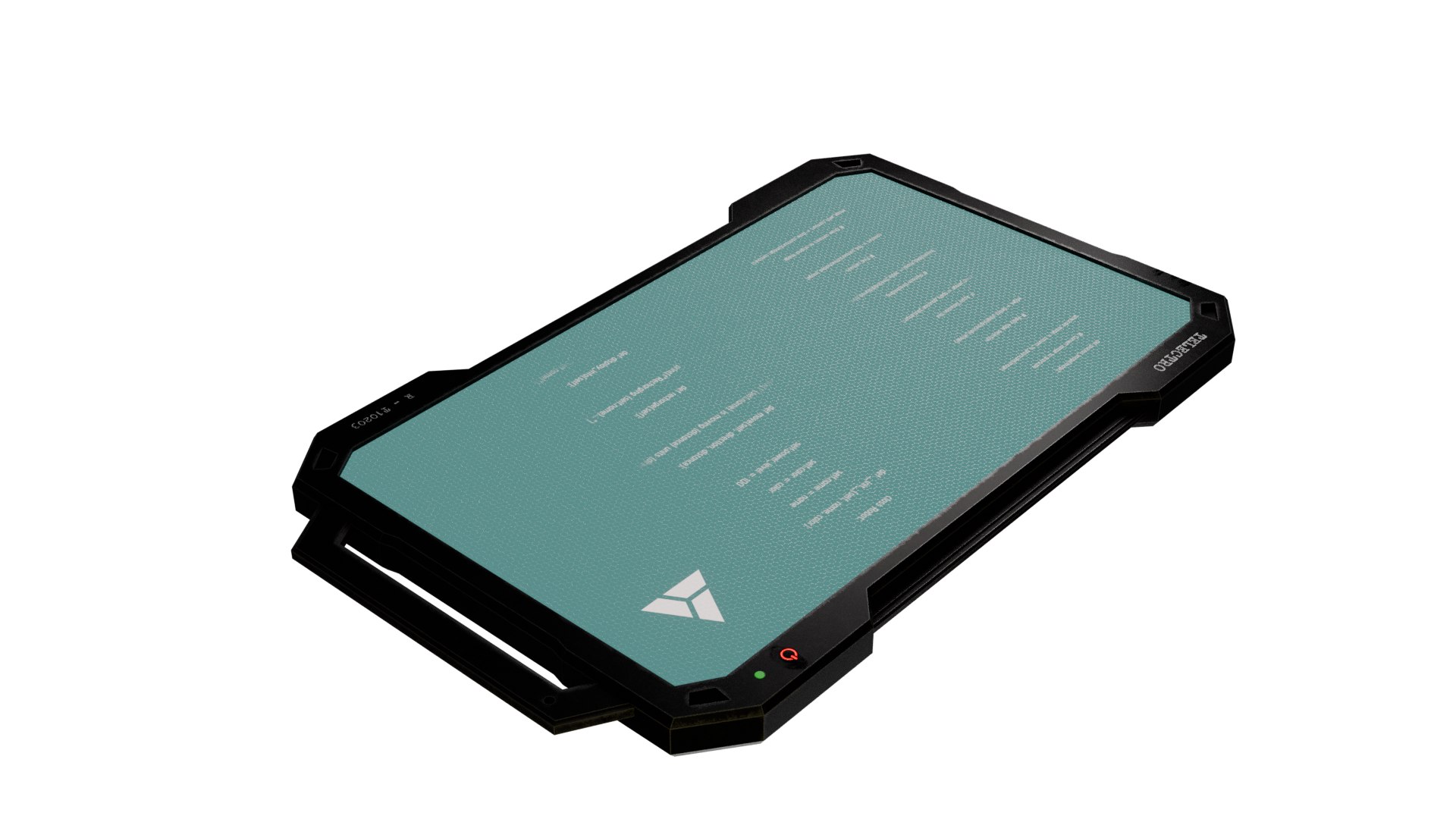 3D Futuristic Tablet Lowpoly - TurboSquid 2204440