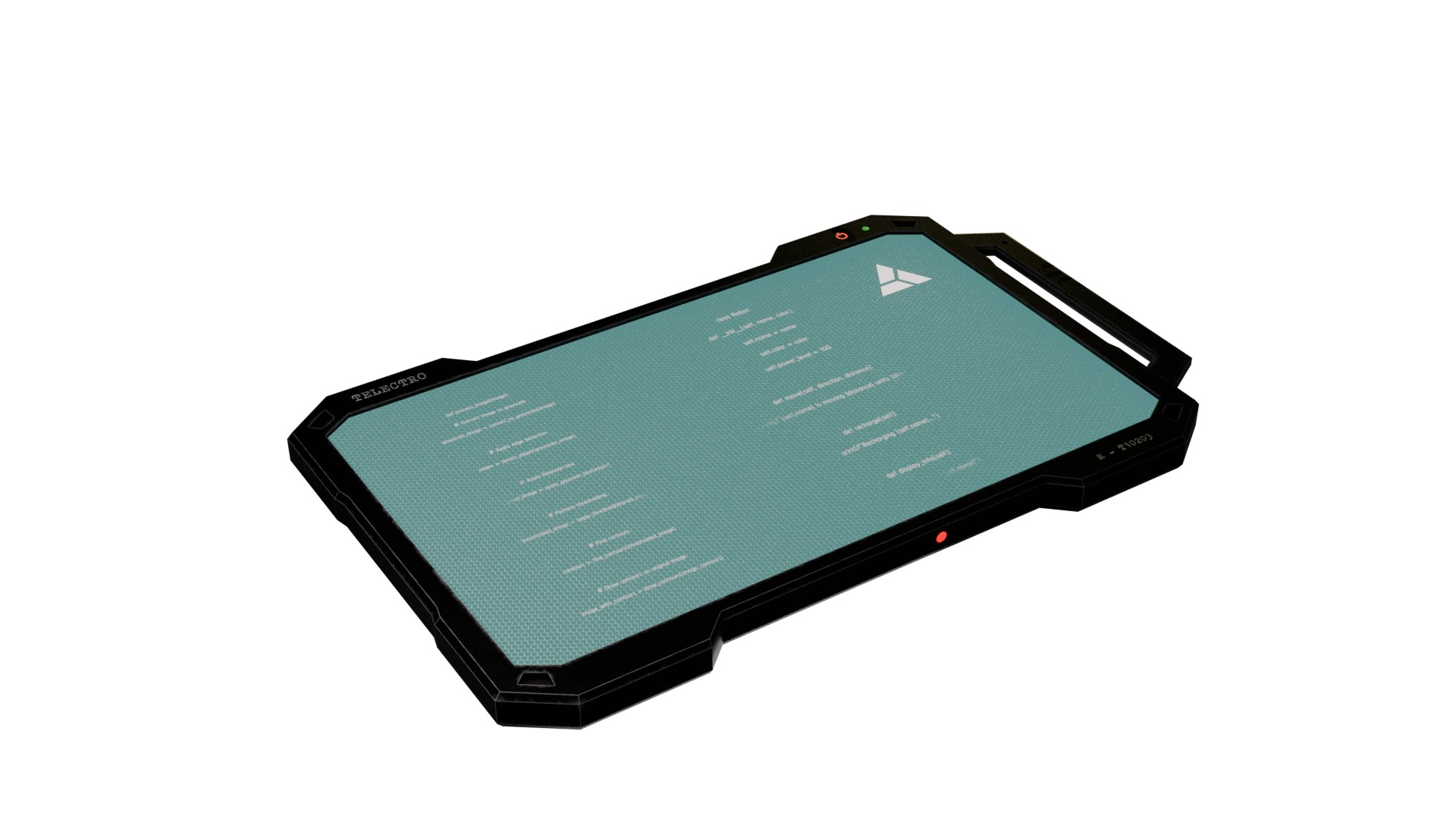 3D Futuristic Tablet Lowpoly - TurboSquid 2204440