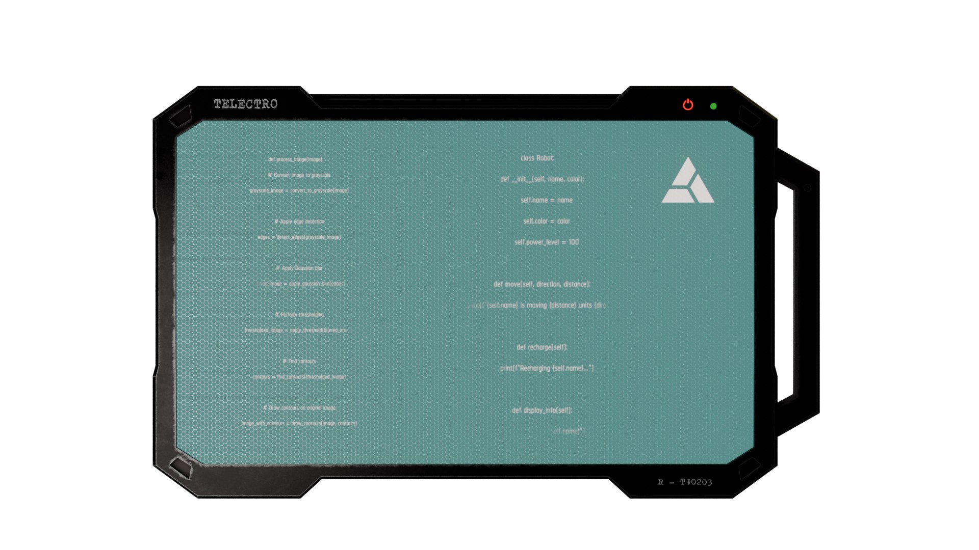 3D Futuristic Tablet Lowpoly - TurboSquid 2204440