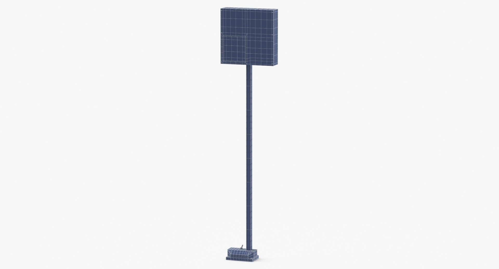 3D model Checkout Aisle Number Label 01 Unlit and Lit - TurboSquid 2048995