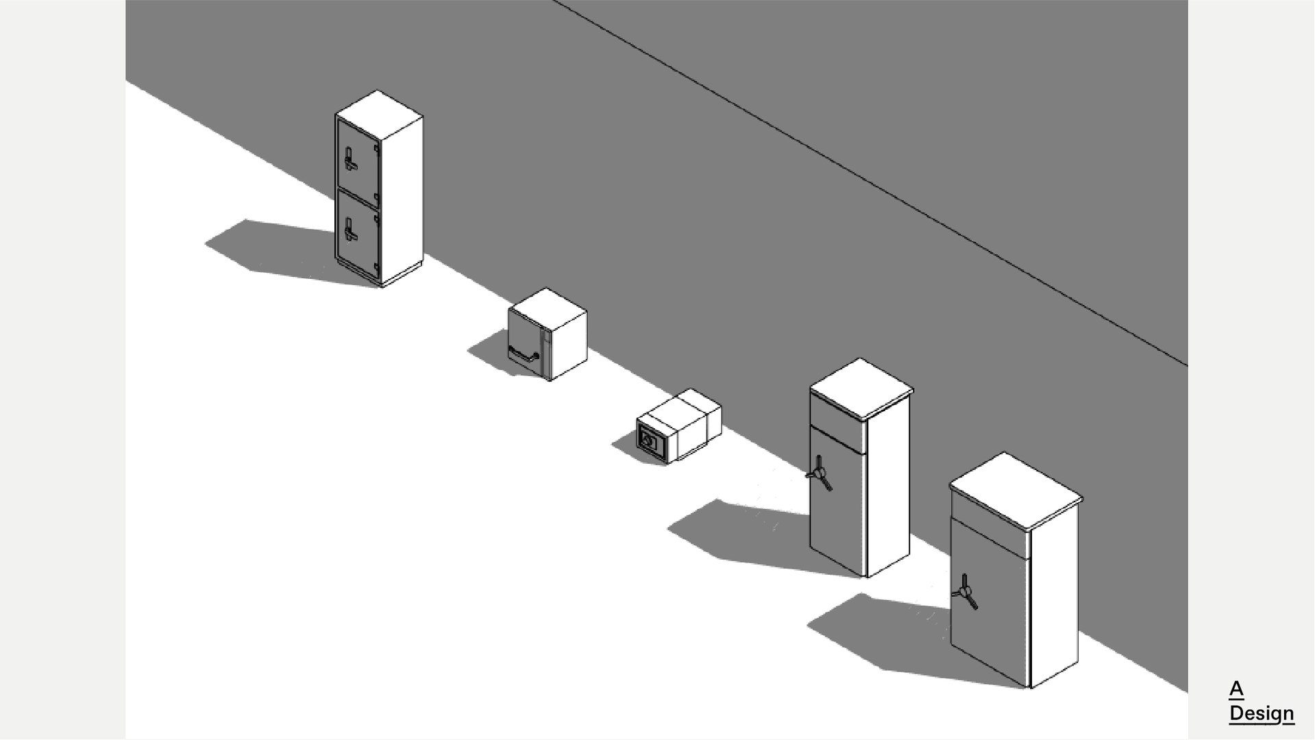 Safes - Pack Of Revit Families Model - TurboSquid 2017079