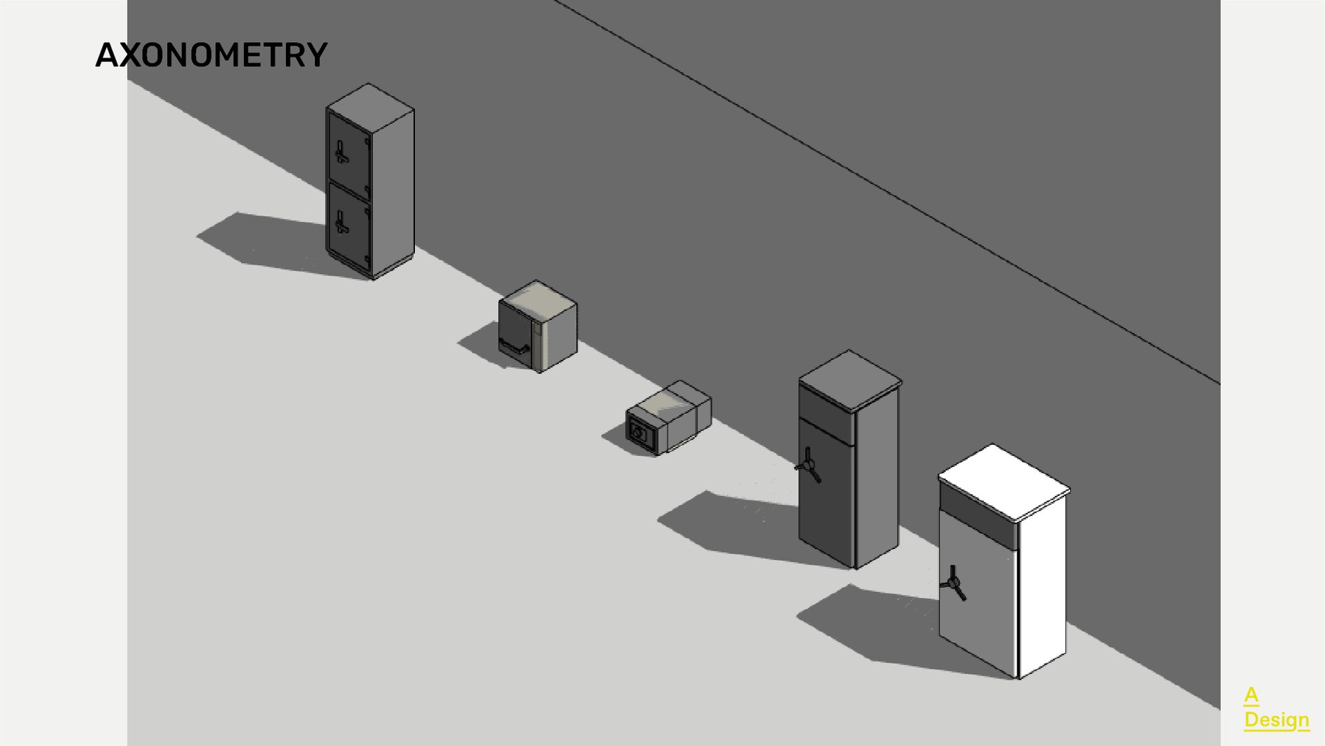 Safes - Pack Of Revit Families Model - TurboSquid 2017079