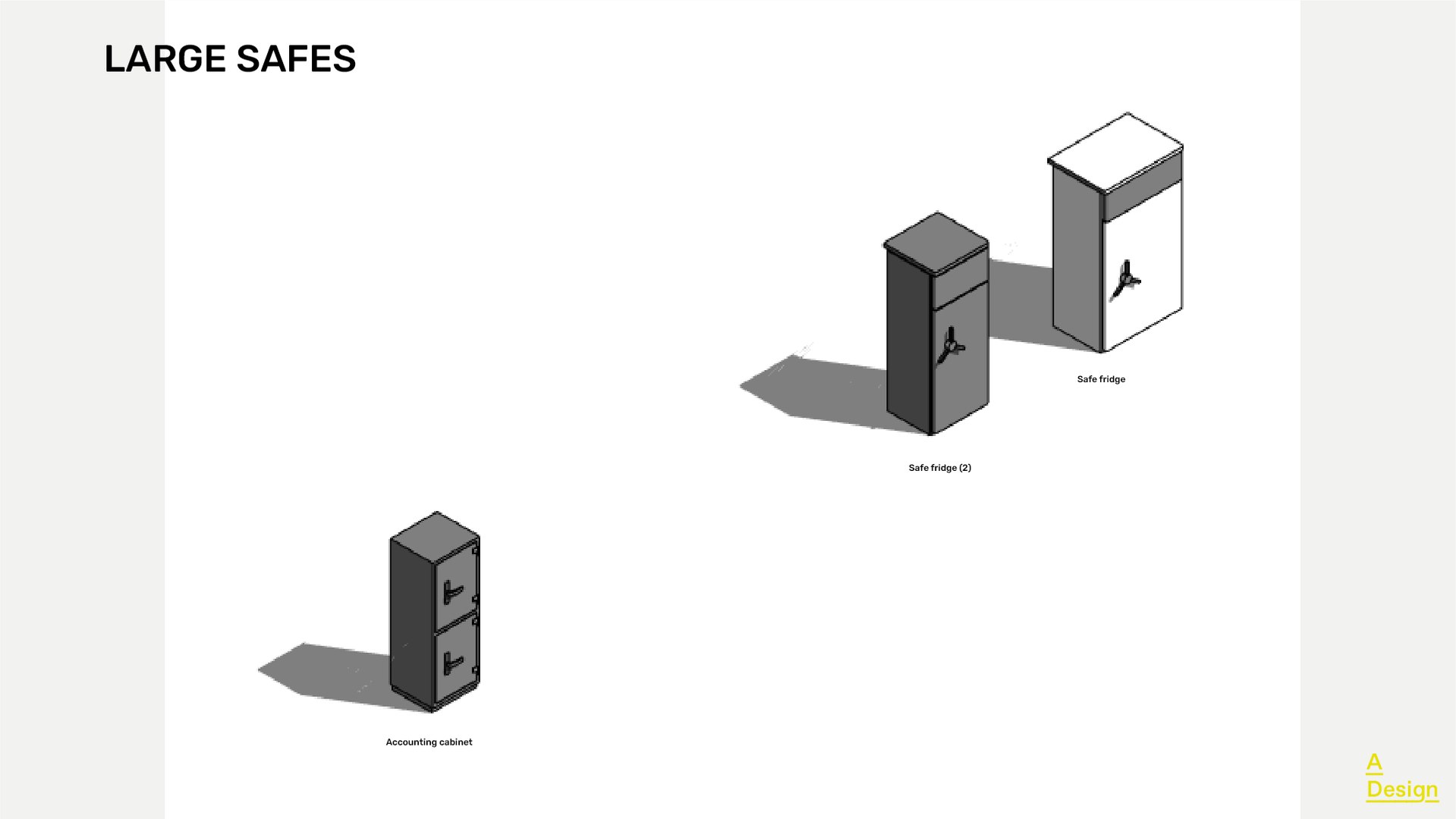 Safes - Pack Of Revit Families Model - TurboSquid 2017079
