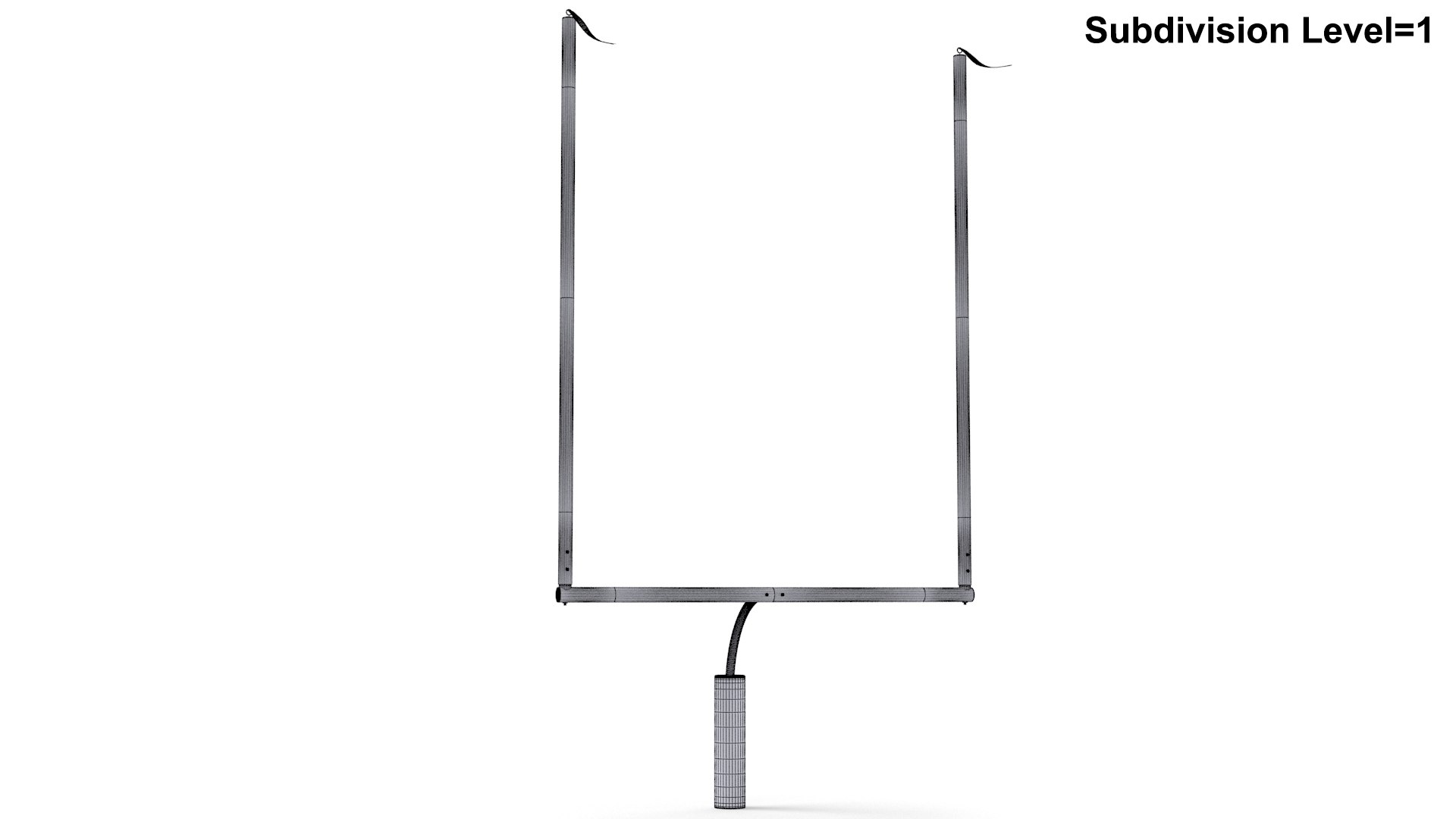 Football Uprights 01 3D - TurboSquid 2057728