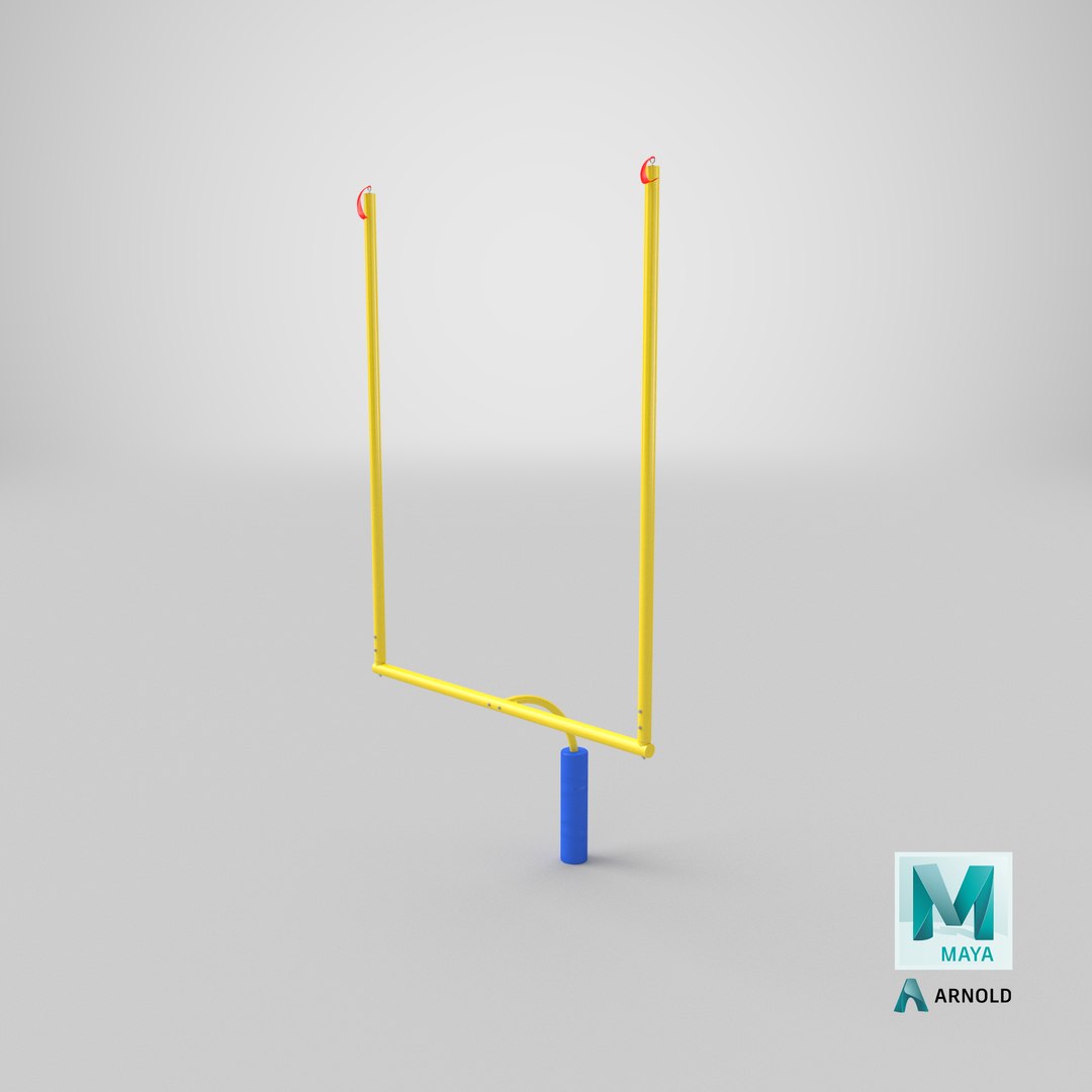 Football Uprights 01 3D - TurboSquid 2057728