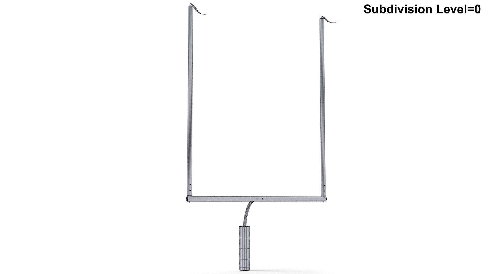 Football Uprights 01 3D - TurboSquid 2057728