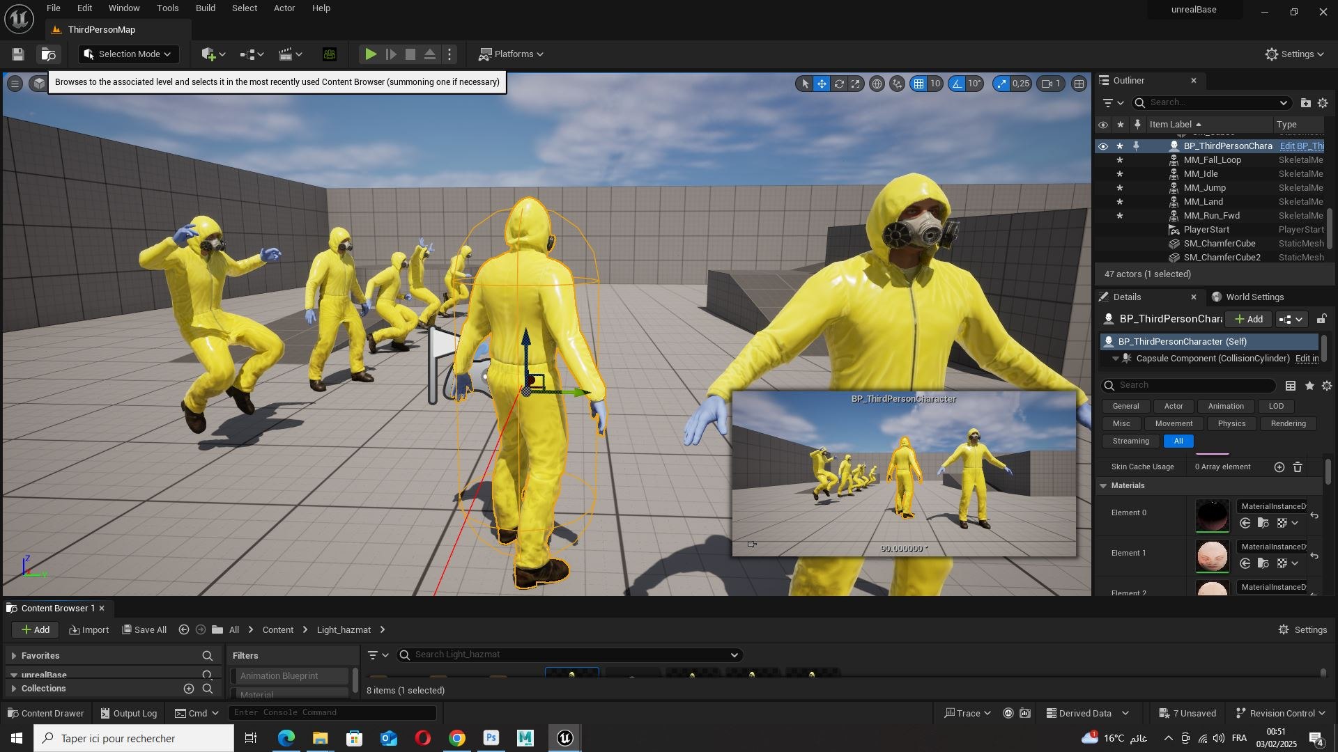 Hazmat Suit Realistic Man Rigged 3D Model Game Animation Ready 3D Model ...