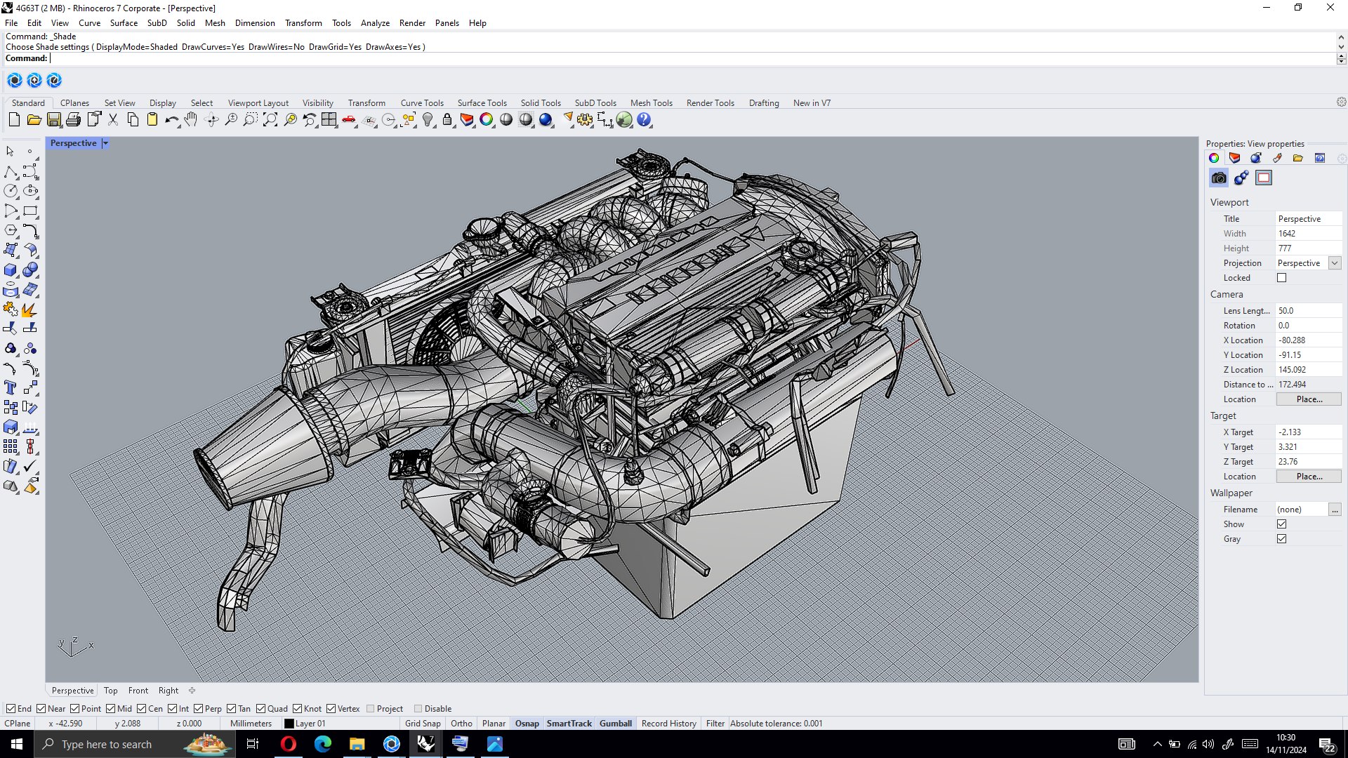 Mitsubishi 4G63T Evolution Inline 4 Engine 3D Model - TurboSquid 2307746