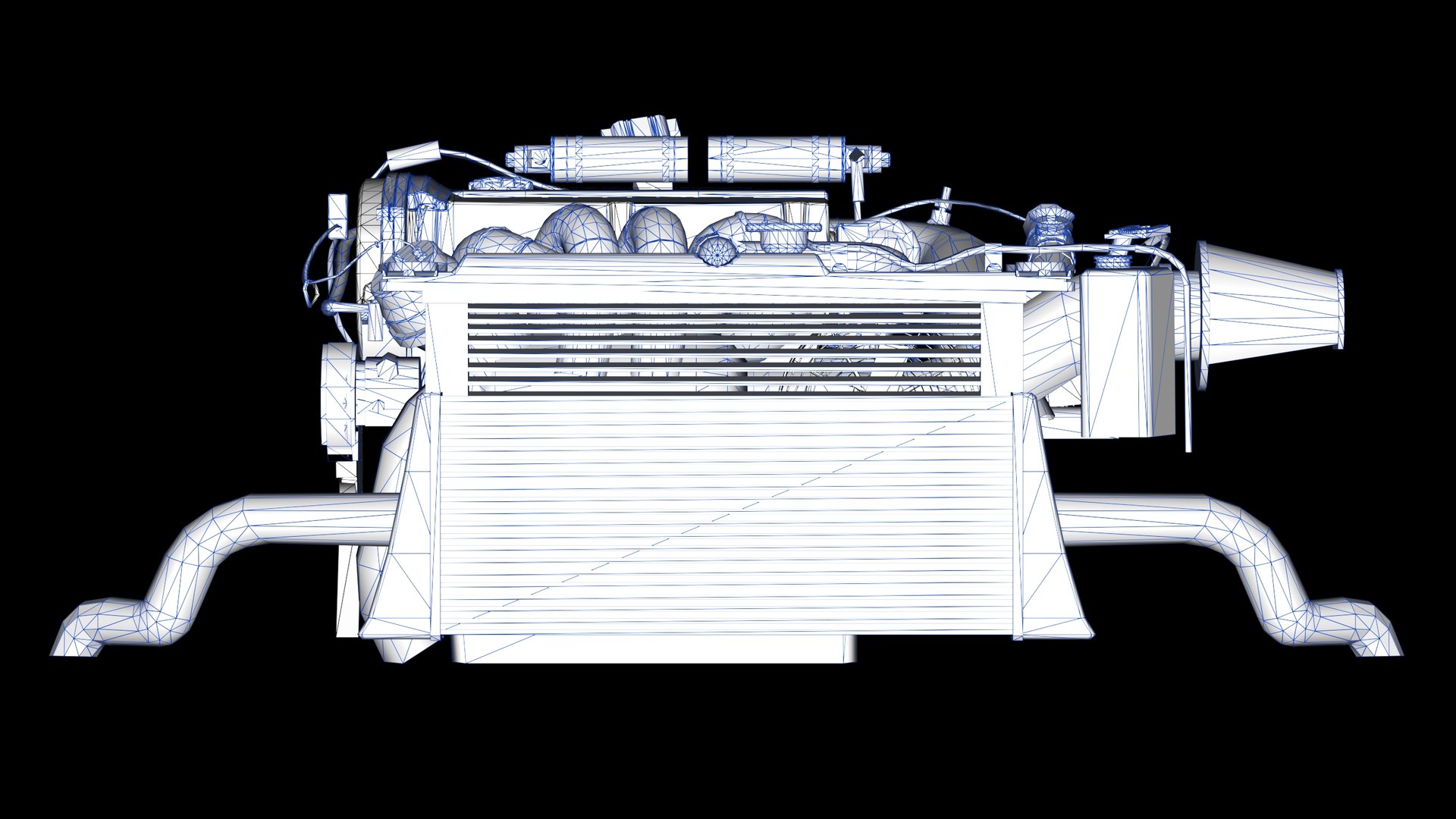 Mitsubishi 4G63T Evolution Inline 4 Engine 3D Model - TurboSquid 2307746