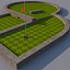 3d Model Mini Golf Course 4