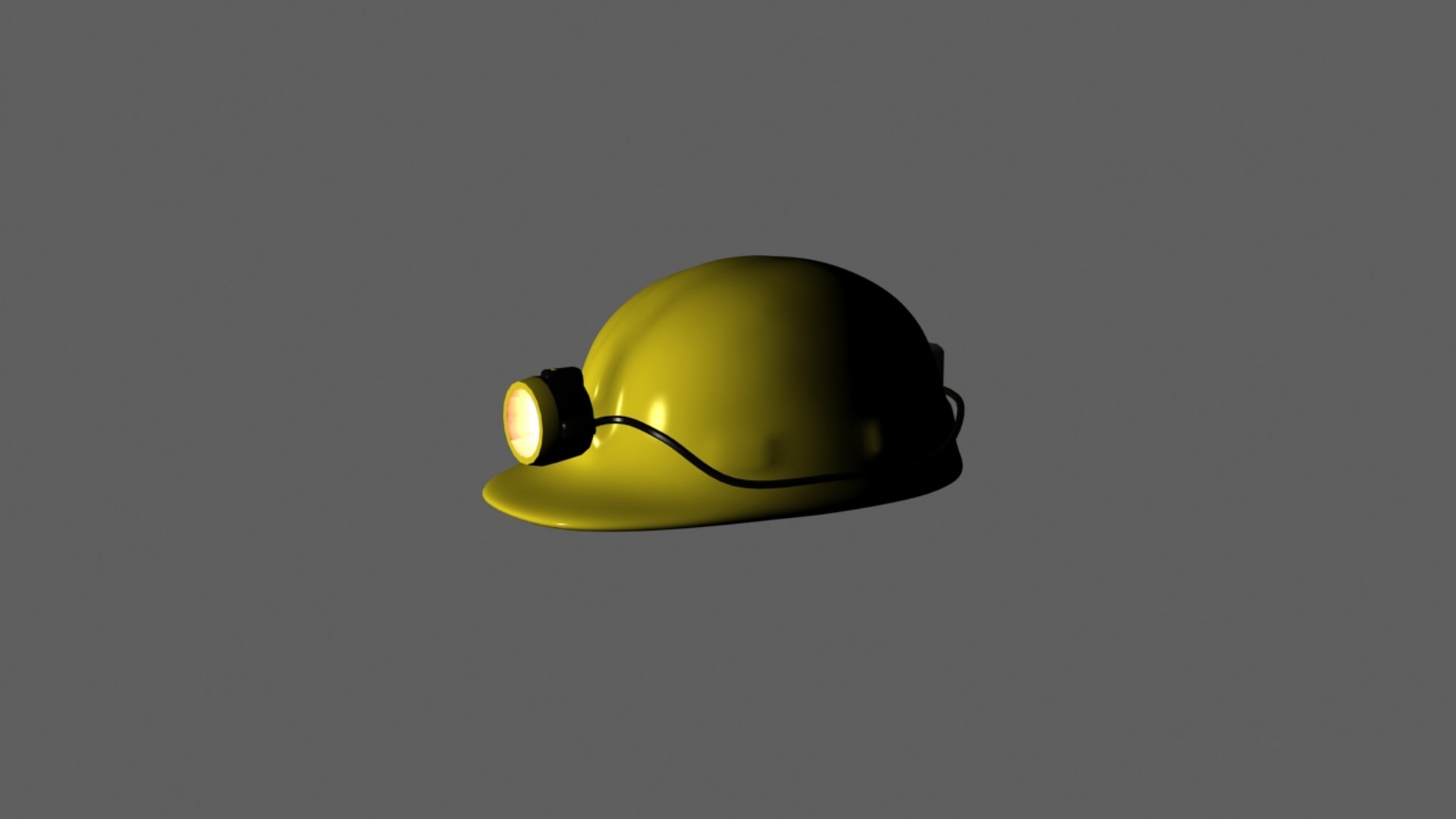 3d Model Ready Miner Helmet