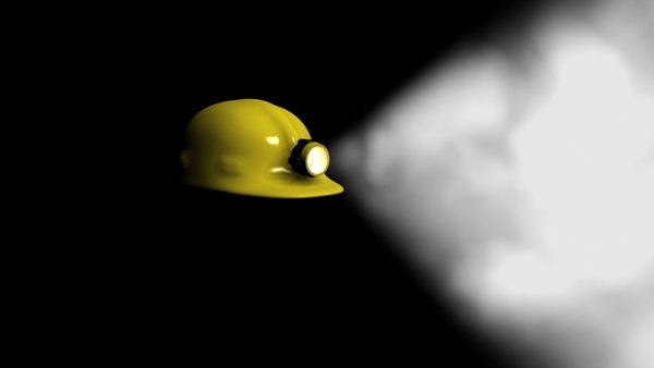 3d model ready miner helmet