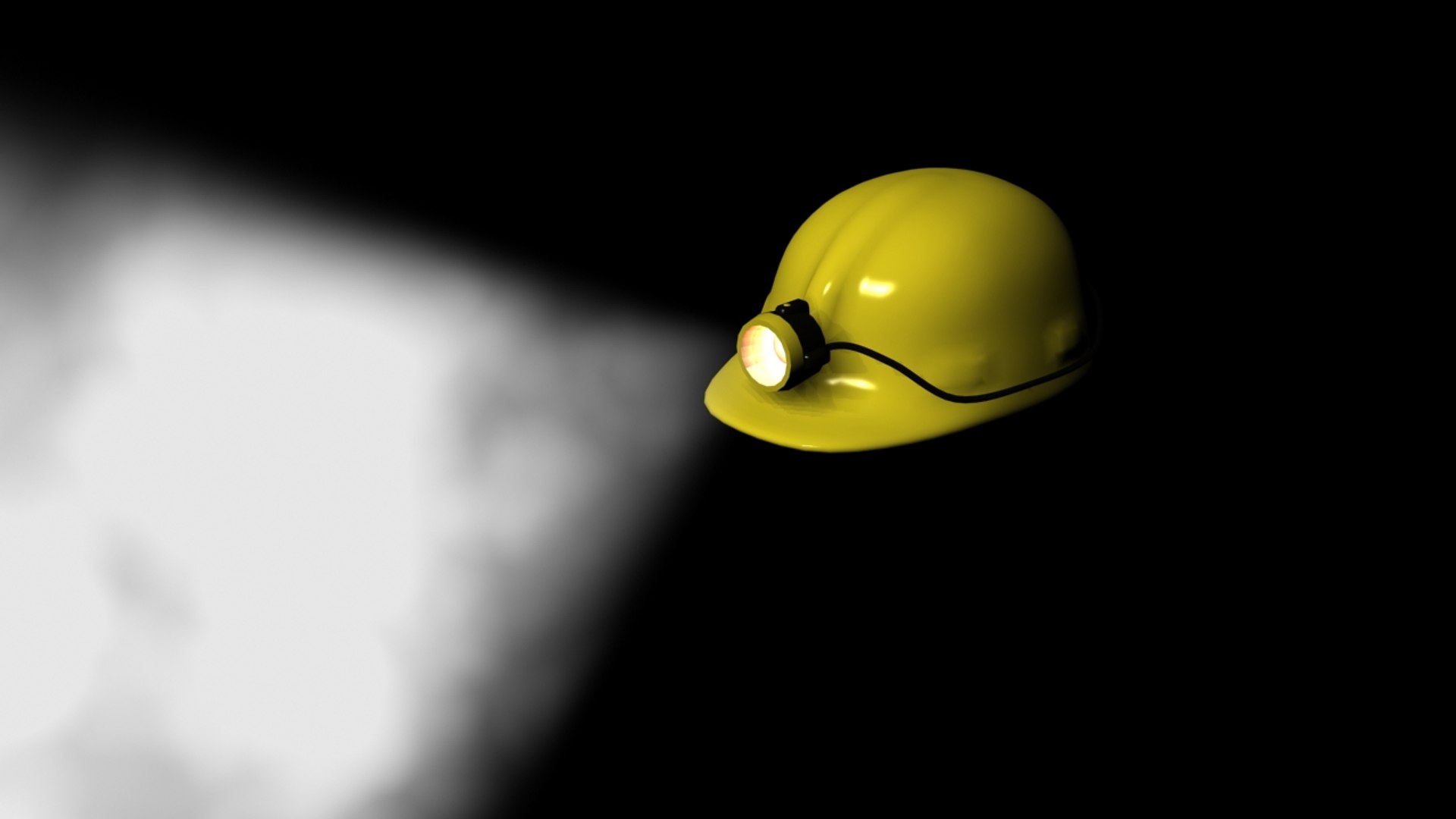 3d Model Ready Miner Helmet