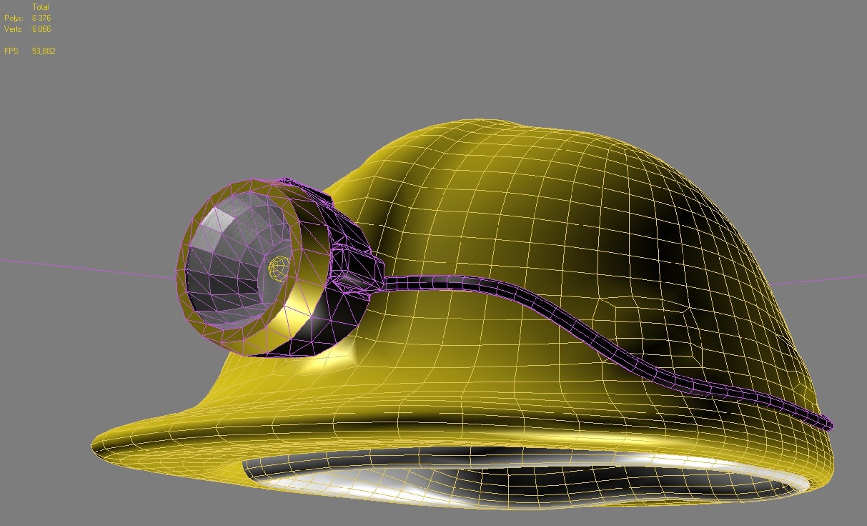 3d Model Ready Miner Helmet