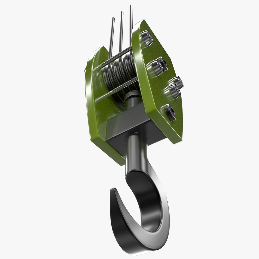 3d model crane hook
