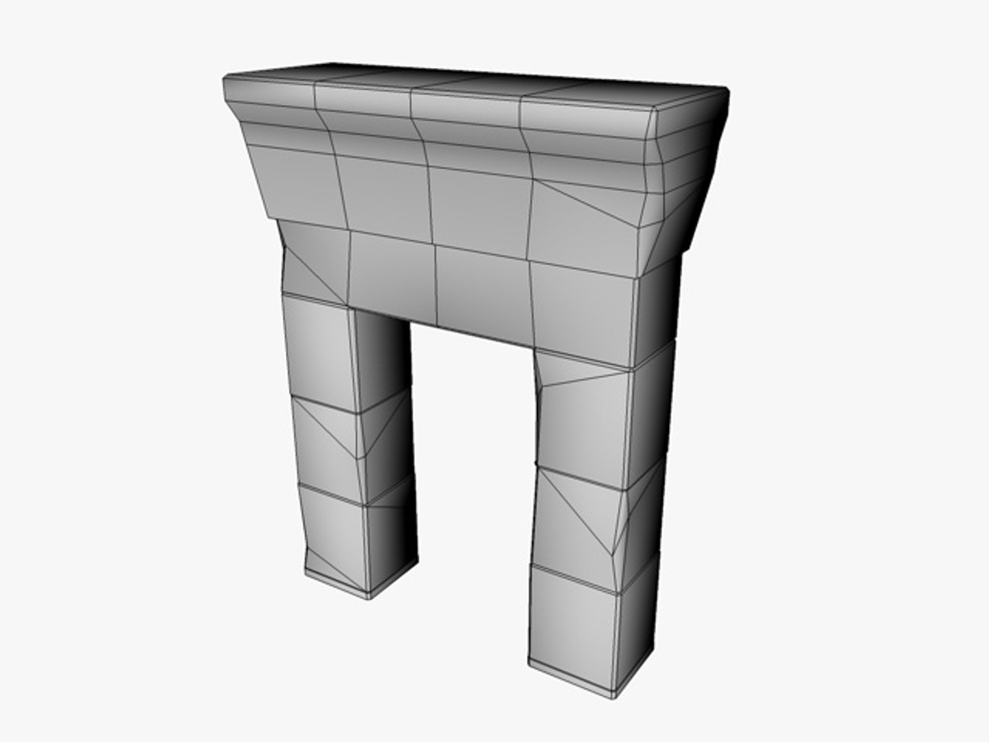 3d Model Greek Roman Doorway