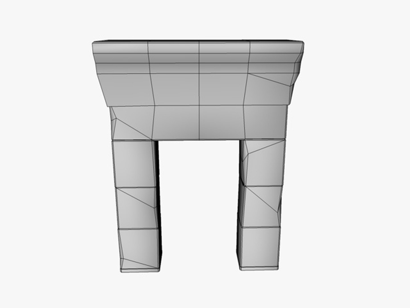 3d Model Greek Roman Doorway