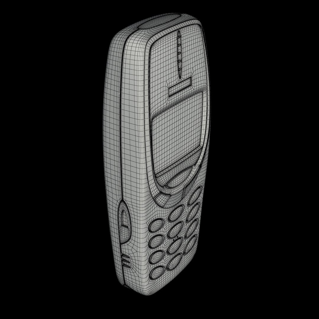 3d Mobile Phone Nokia 3310