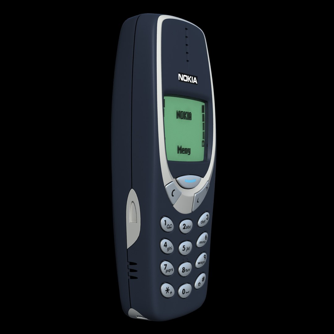 3d Mobile Phone Nokia 3310