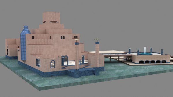 Museum of Islamic Art Qatar 3D - TurboSquid 1754543