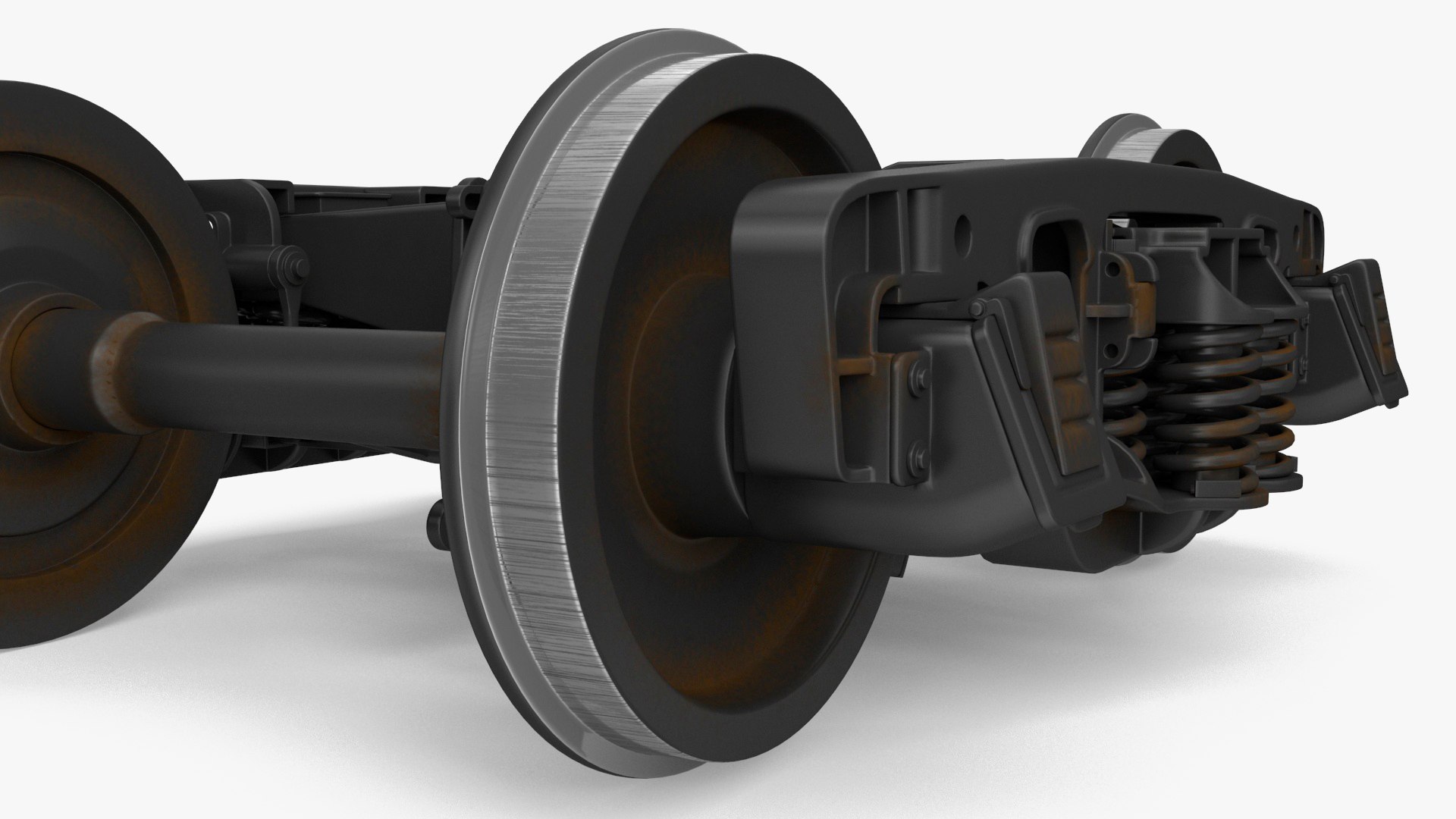 Train Wheel Undercarriage 3D - TurboSquid 2160921