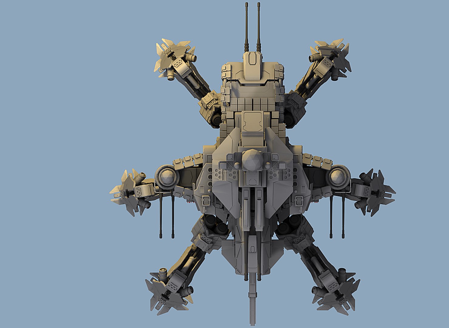 Mech Annihilator 3d Model