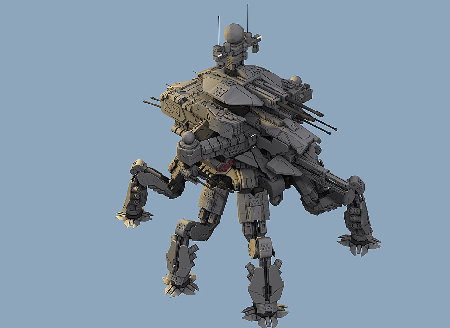 Mech Annihilator 3d Model