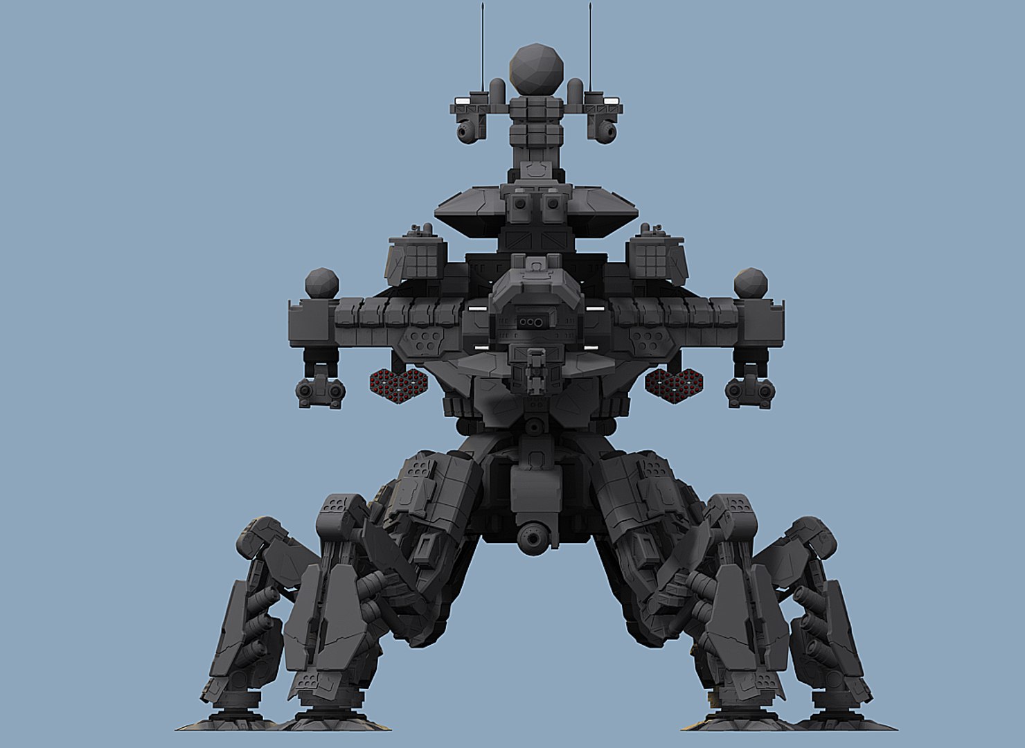Mech Annihilator 3d Model