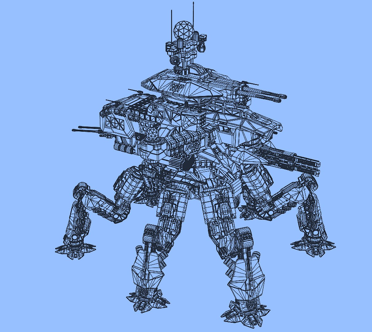 Mech Annihilator 3d Model